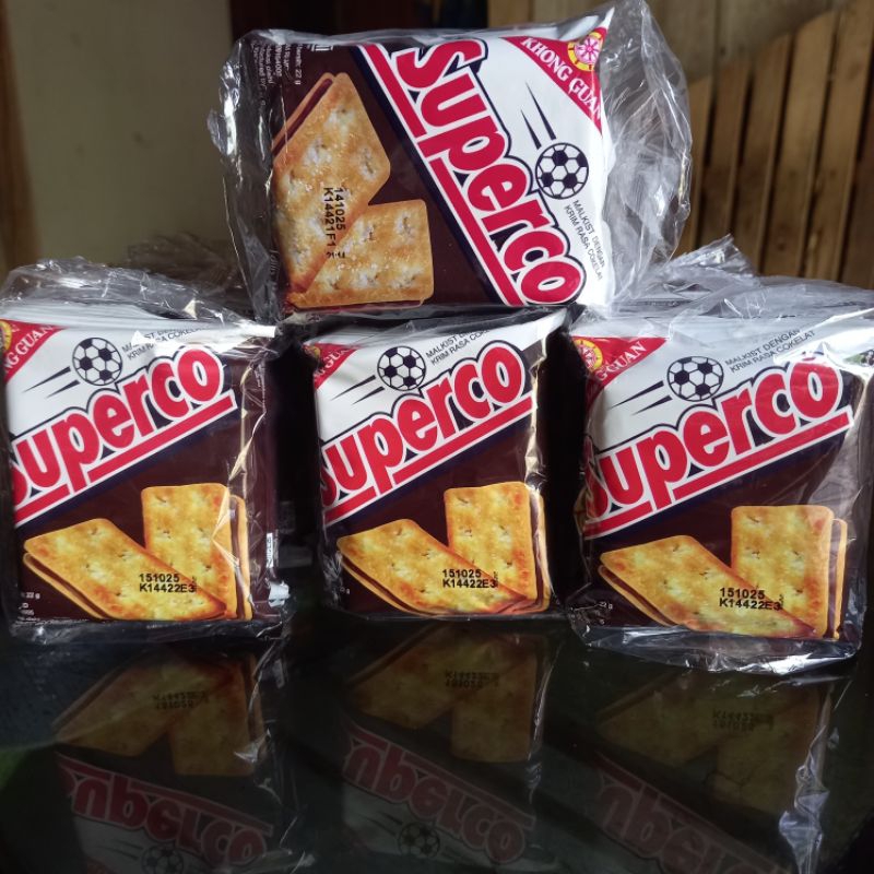 Jual [10 PCS] SUPERCO COKLAT KEMASAN RENCENG / BISKUIT KHONG GUAN ...