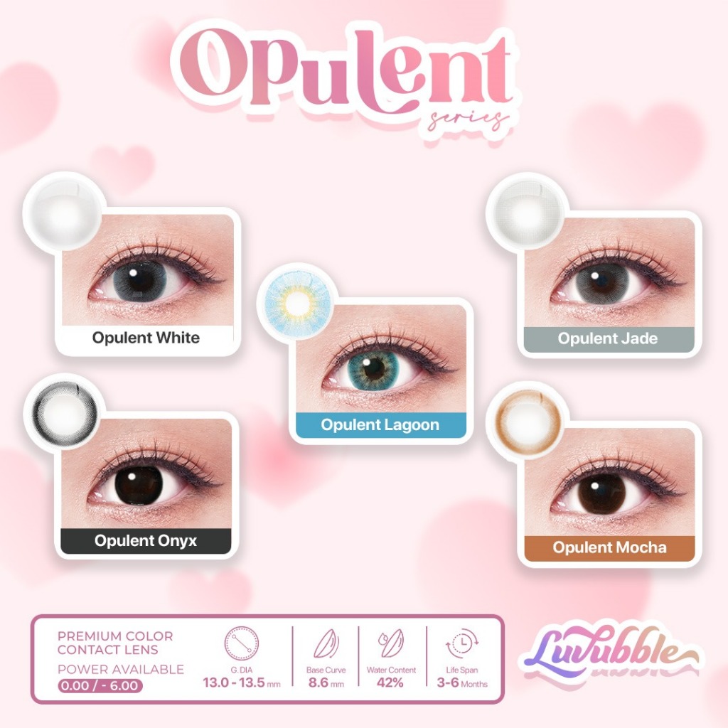 Jual Softlens LUVUBBLE OPULENT 12,9 - 13,4 MM Normal & Minus (-0,50 S/D ...