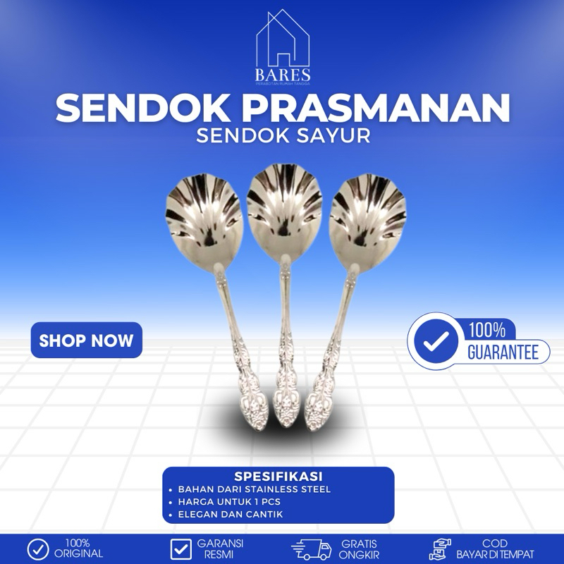 Jual Sendok Nasi Sendok Sayur Stainless Steel | Shopee Indonesia