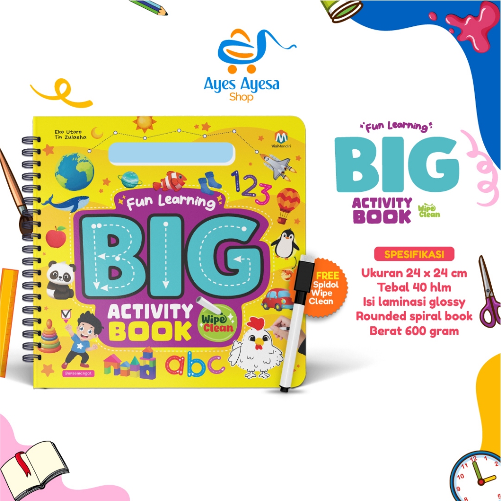 Jual buku FUN LEARNING BIG ACTIVITY aktivitas book pertamaku edukasi ...