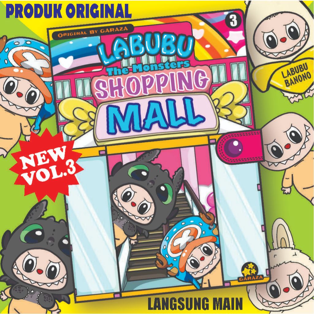 Jual NEW PAPERDOLL LABUBU THE MONSTERS V.3 BUKU EDUKASI ANAK FULL ...