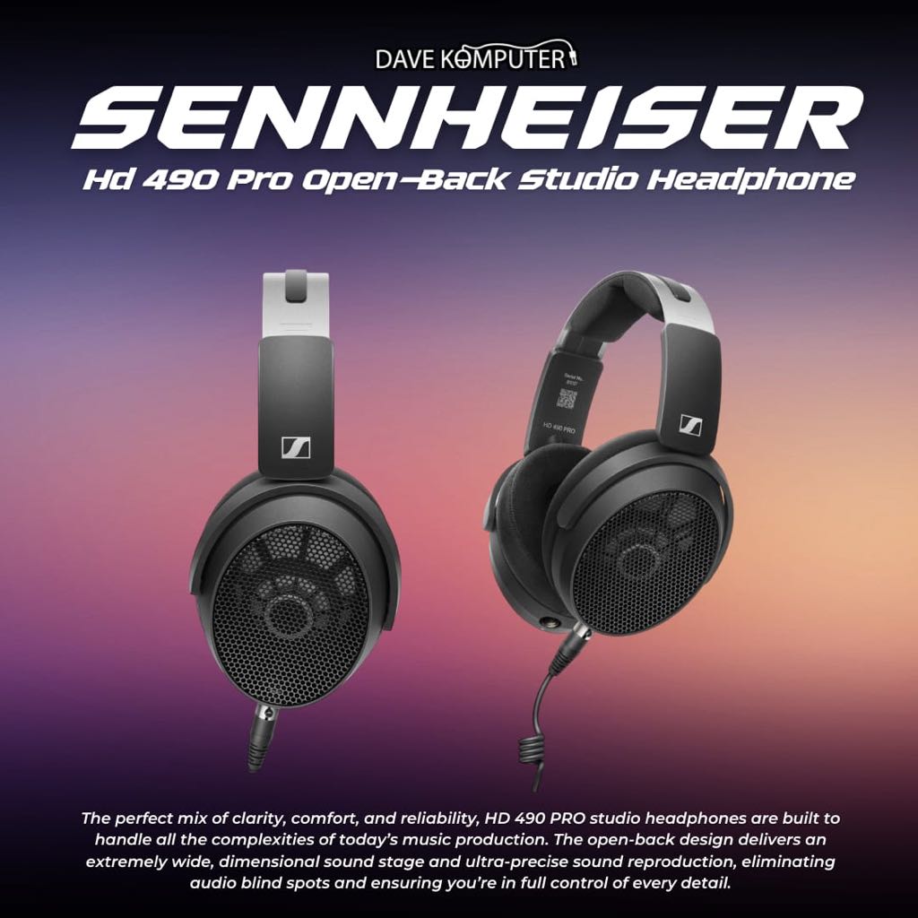 Jual Sennheiser HD 490 Pro Open-back Studio Headphones | Shopee Indonesia