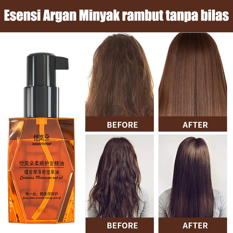 Jual Minyak esensial perawatan rambut Maroko tanpa cuci, minyak ...