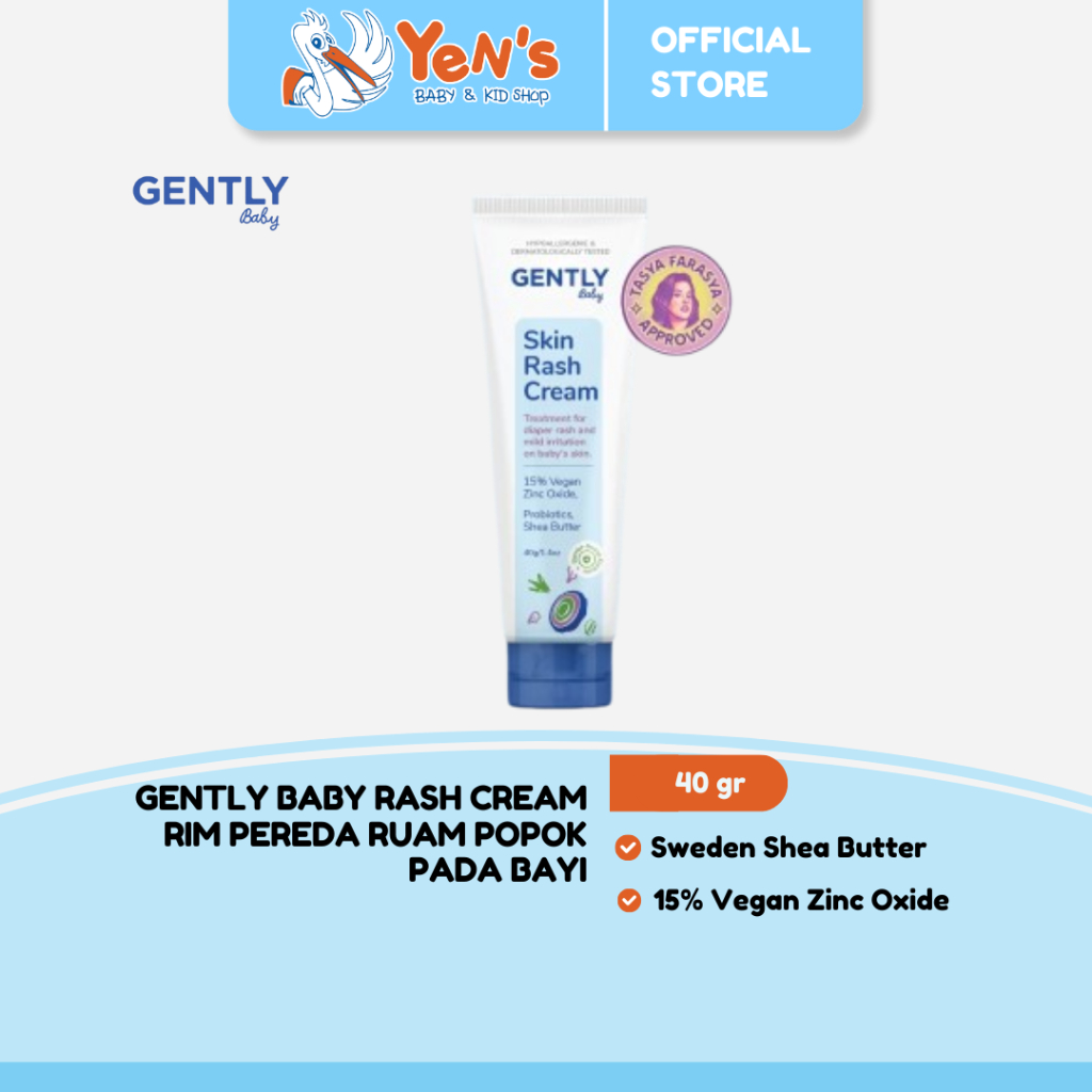 Jual Gently Baby Rash Cream 50 gr / Krim Pereda Ruam Popok pada Bayi ...