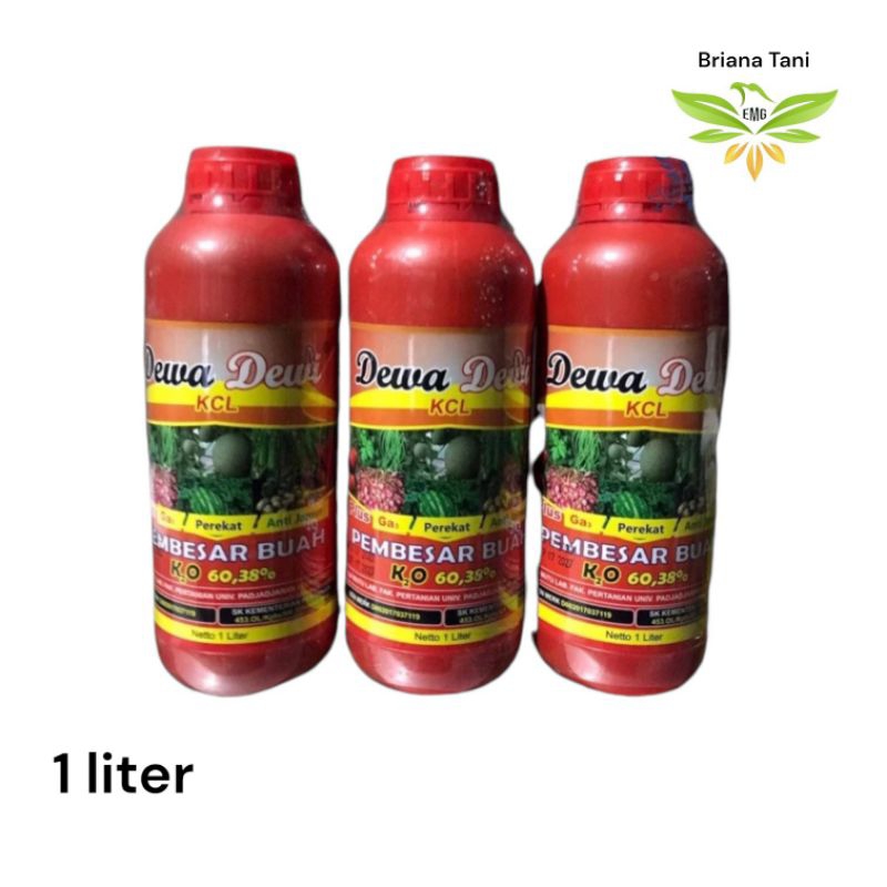 Jual Dewa Dewi KCL Cair 1 Liter Untuk Meningkatkan Pertumbuhan Dan Kwalitas Tanaman Mitra Tani ...