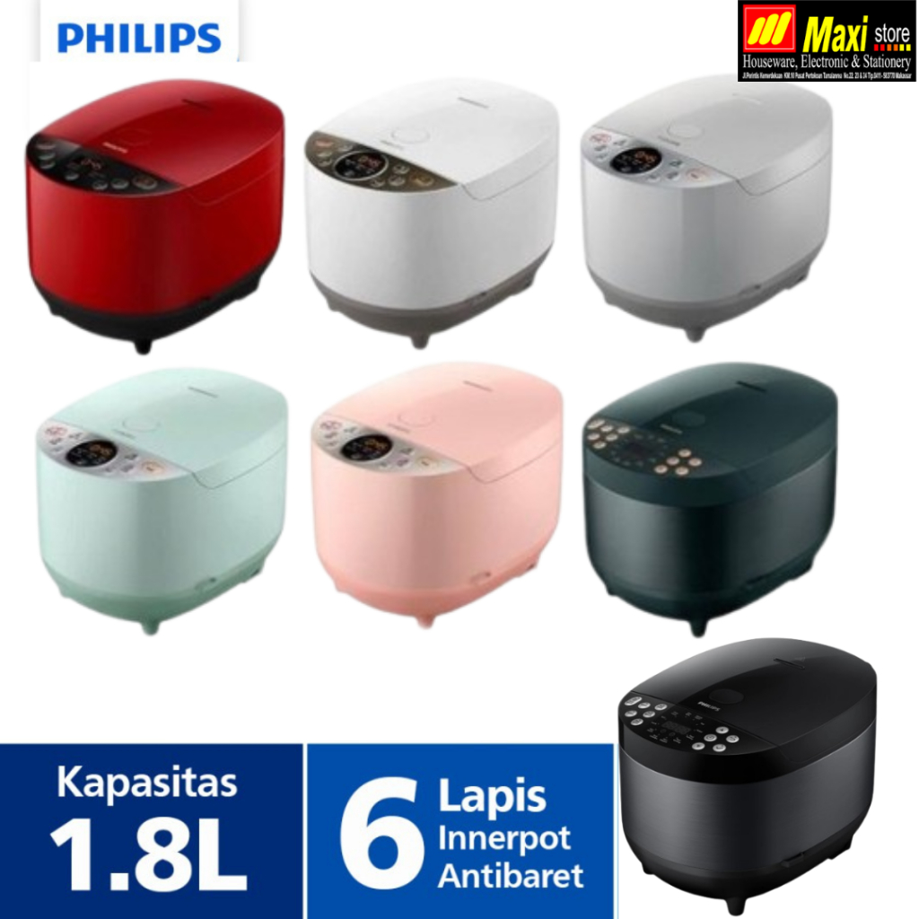Jual Philips Digital Rice Cooker 1.8L HD4515-Maxistore | Shopee Indonesia