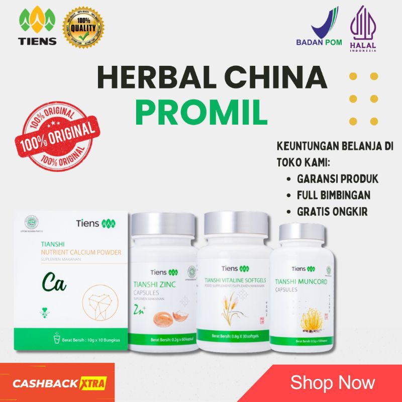 Jual FITOFARMAKA HERBAL CHINA TCM PROMIL - TRADITIONAL CHINESE MEDICINE ...