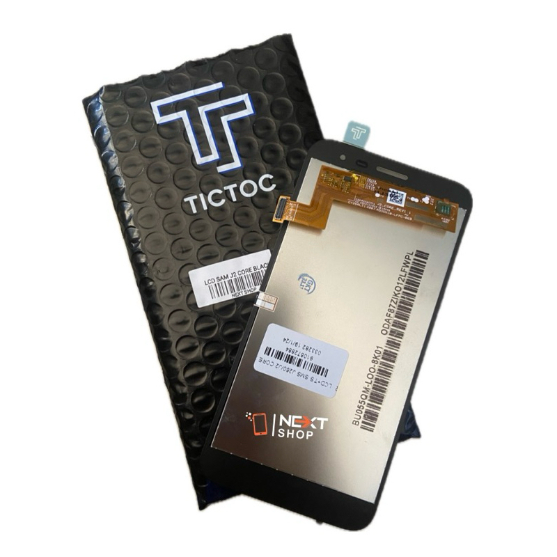 Jual LCD TS FULLSET SAM J260/J2 CORE BLACK | Shopee Indonesia
