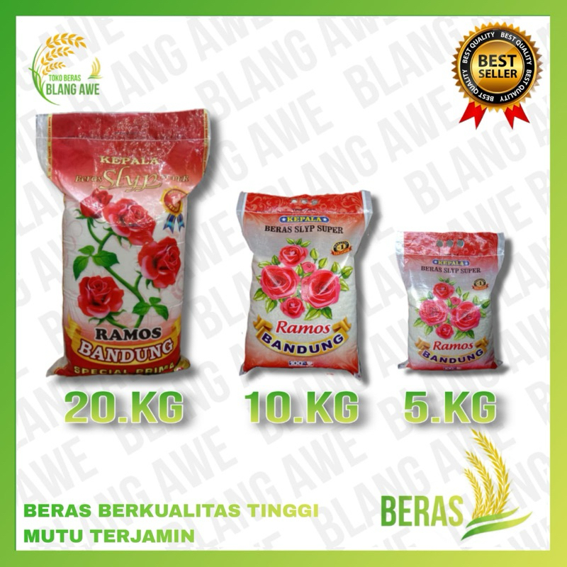 Jual BERAS RAMOS BANDUNG PREMIUM 5KG 10KG 20KG | Shopee Indonesia