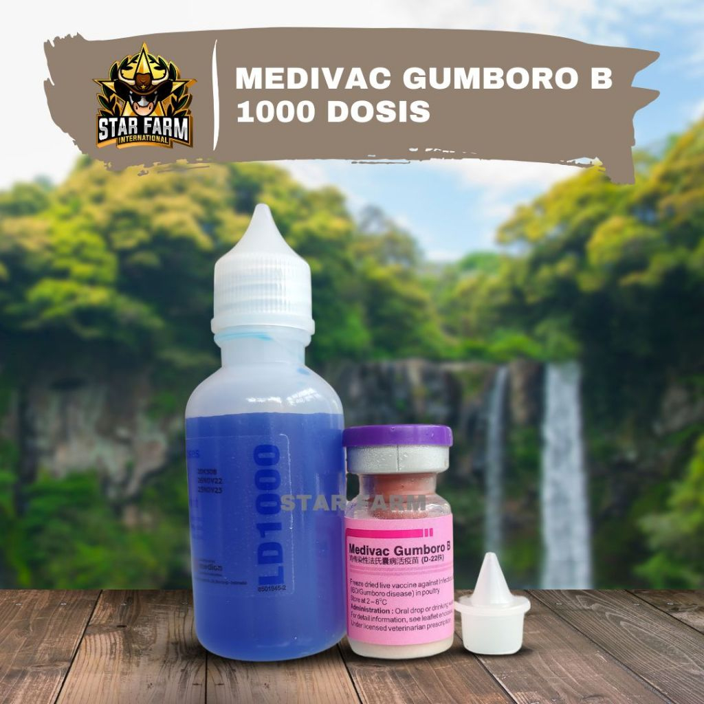 Jual Vaksin Gumboro B 1000 Dosis Mencegah IBD/Gumboro Pada Unggas ...