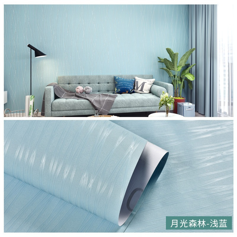 Jual Wallpaper Sticker Dinding Motif Premium Biru Panjang 8 Meter x ...