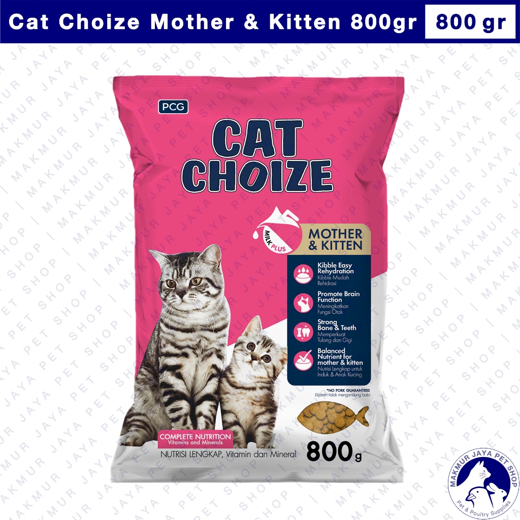 Jual Cat Choize Mother & Kitten Dry Cat Food 800 gr / Makanan Anak ...