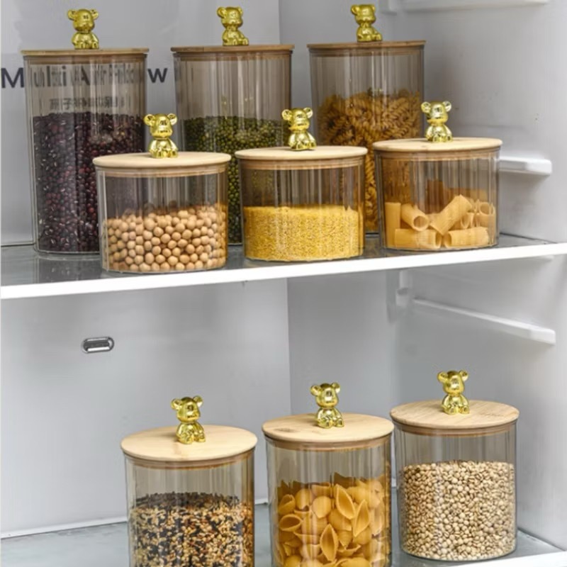 Jual RUMAH HADIAH Snack Jar Toples Beruang / Bear Kaca Transparan ...