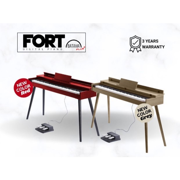 Jual Digital Piano Elektrik New Fort Batavia Plus LE Original (Include ...