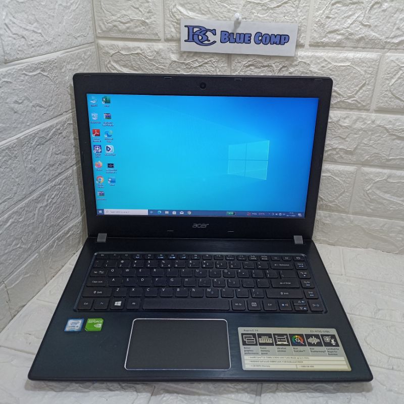 Jual Laptop Gaming Acer Core i5 Gen 7 VGA Nvidia 4GB Ram 8 GB SSD 256GB ...