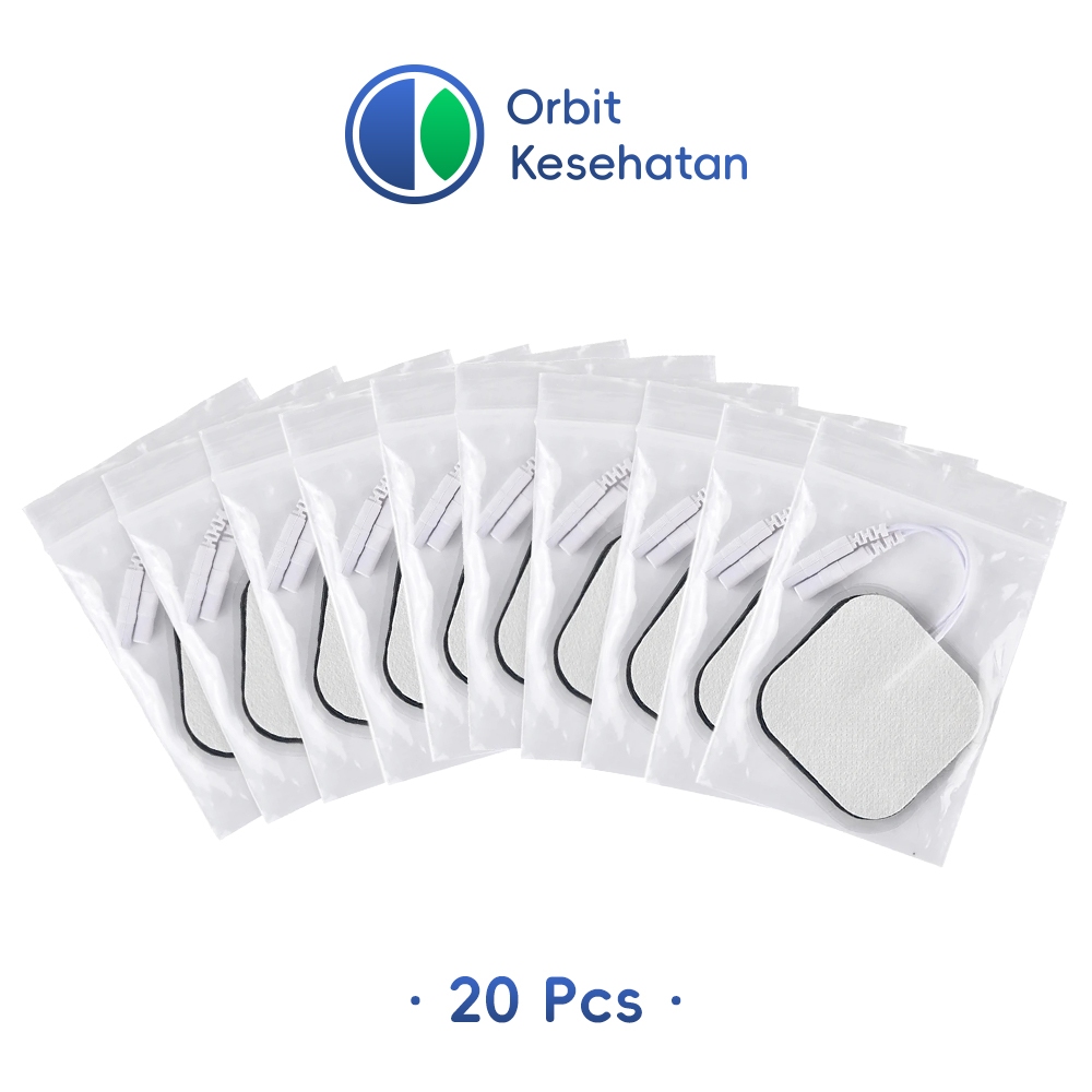Jual 4/6/20pcs/Set Putih Tens Electrode Pad 5x5cm/4x4cm Stimulator ...
