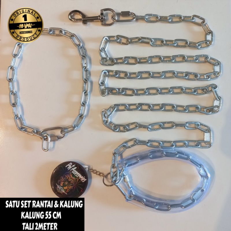 Jual RAntai anjing 2 meter kuat bertenaga 1set | Shopee Indonesia