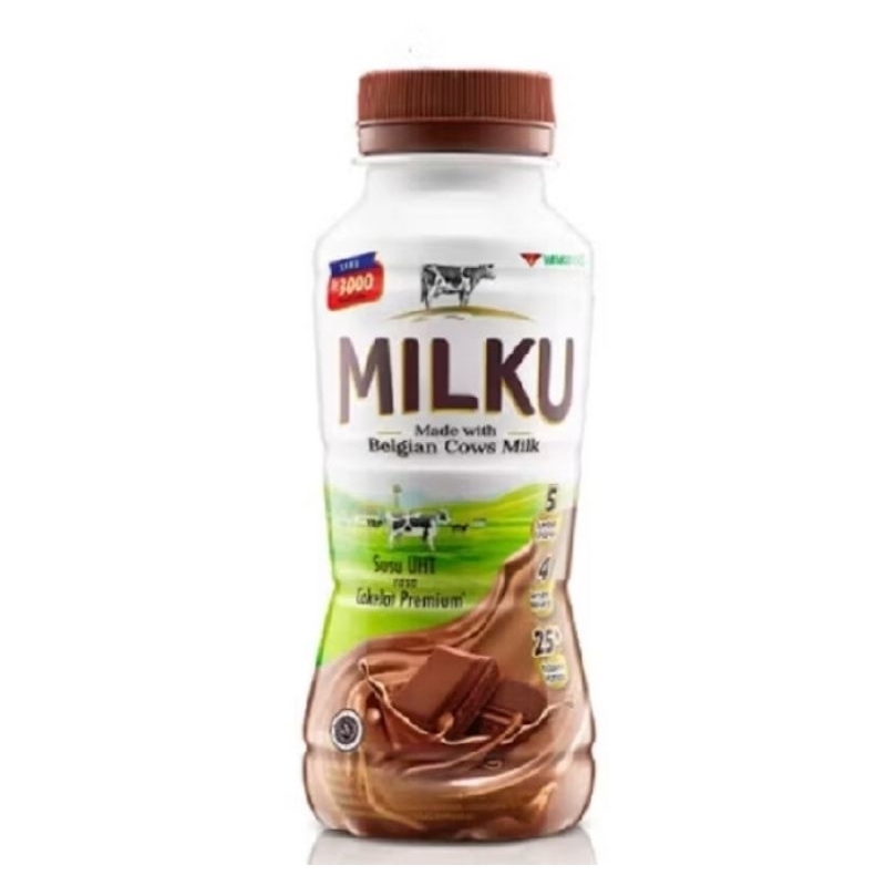 Jual susu botol milku susu UHT RASA coklat | Shopee Indonesia