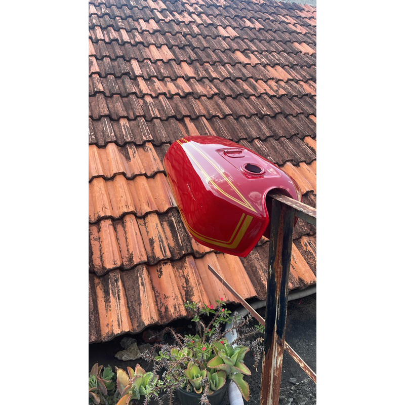 Jual Tangki GL100 original set striping (Pre-Order) | Shopee Indonesia