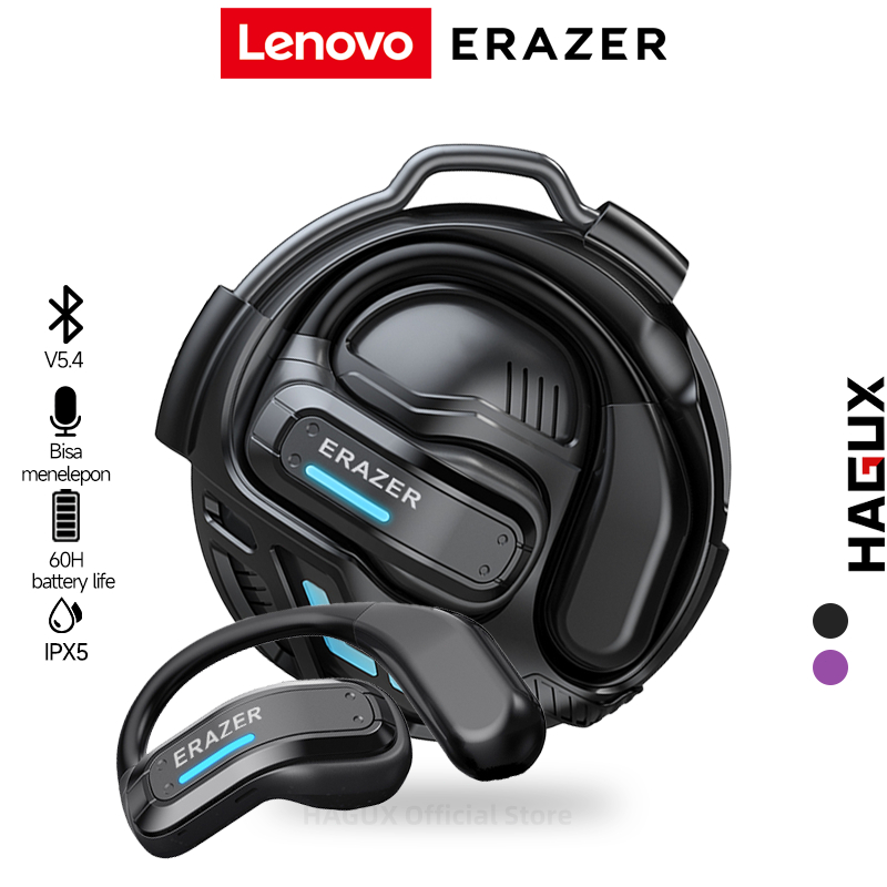 Jual Lenovo ERAZER X8 Wireless AI Smart Bluetooth Headset V5.4 OWS TWS ...