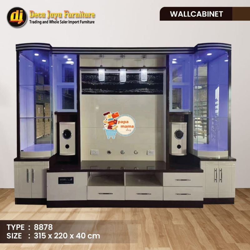 Jual Lemari Hias TV 8878 - Buffet TV Minimalis | Shopee Indonesia