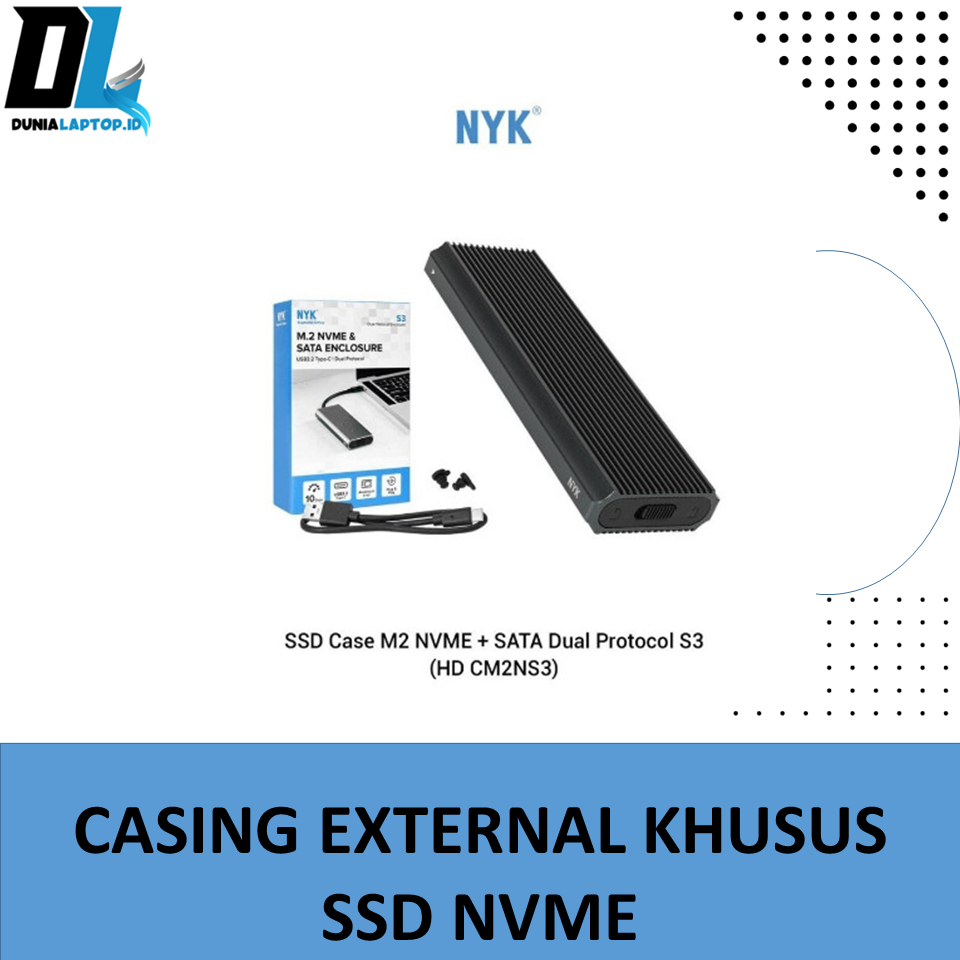 Jual JUAL MURAH CASING EXTERNAL SSD ENCKLOSURE SSD M2 NVME USB C TO USB ...