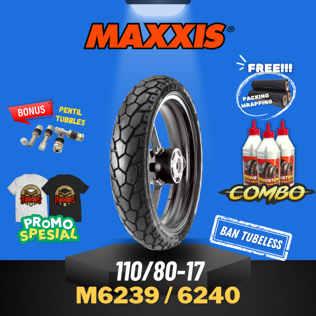 Jual [READY COD] BAN MOTOR RING 17 110-80-17 / BAN MAXXIS 110/80-17 ...