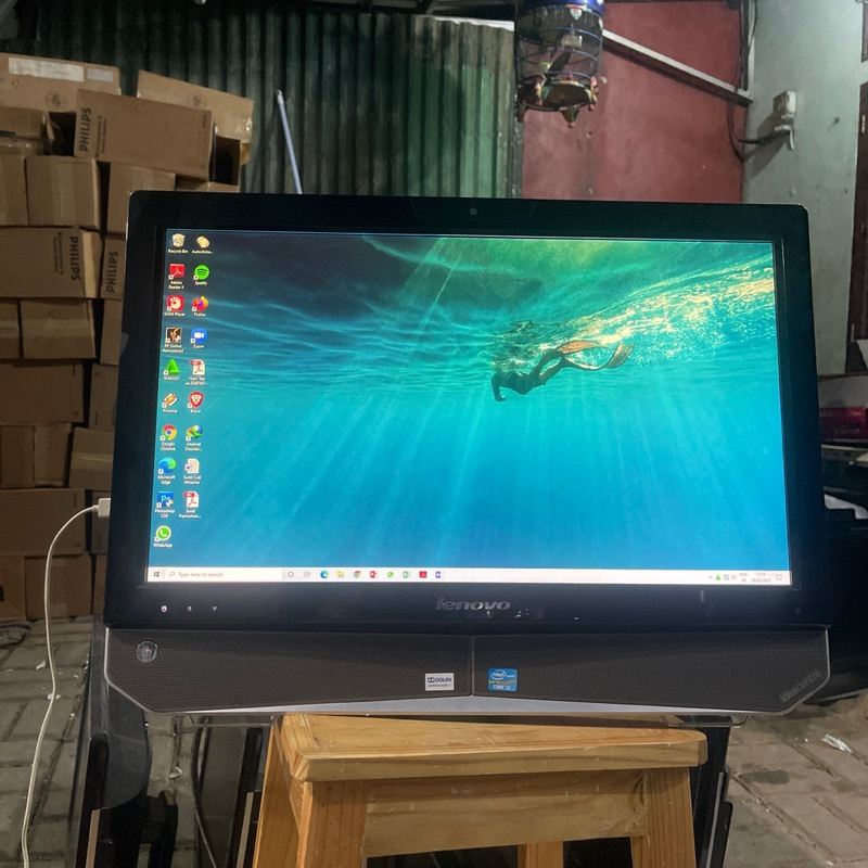 Jual Pc All in one Lenovo IdeaCentre Core i3-2120 Ram 4GB HDD 1TB | Shopee Indonesia