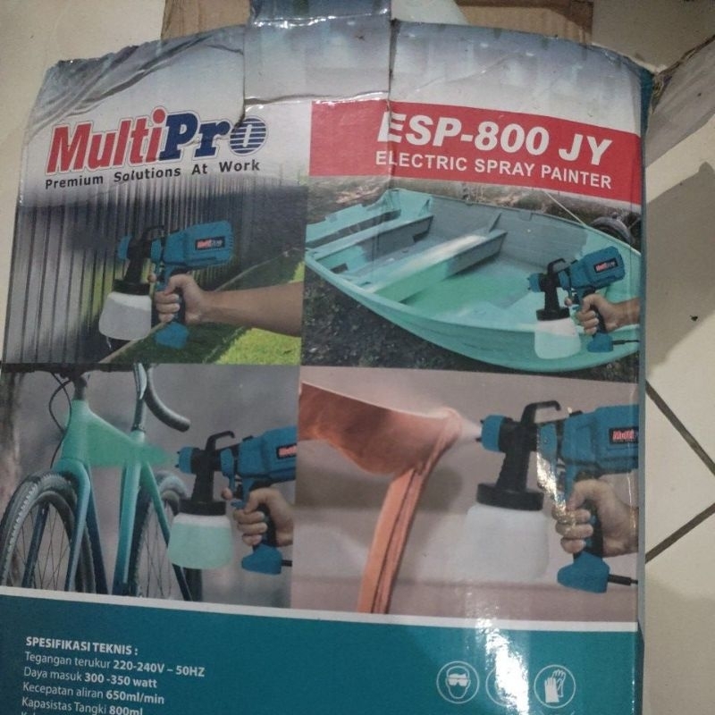 Jual multipro spray gun elektrik esp-800 jy (second) | Shopee Indonesia
