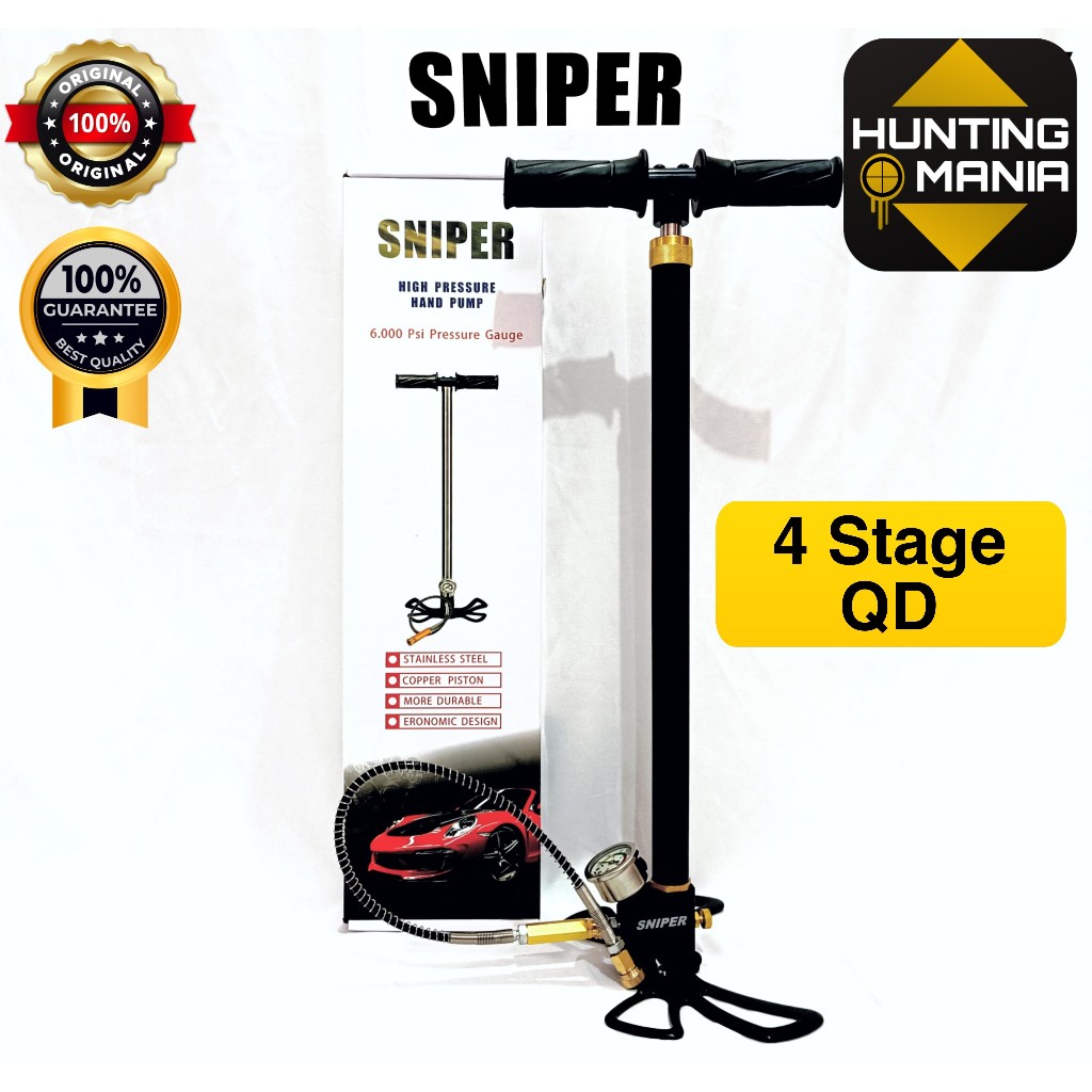 Jual Pompa PCP 4 Stage 6000 PSI, Pompa PCP 6000 Psi, Pompa PCP 4 Stage Lipat, Pompa PCP Lipat ...