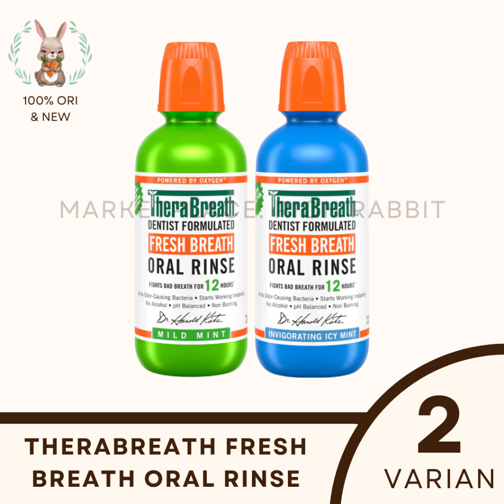 Jual TheraBreath Thera Breath Fresh Oral Rinse Mouthwash Mouth Wash ...