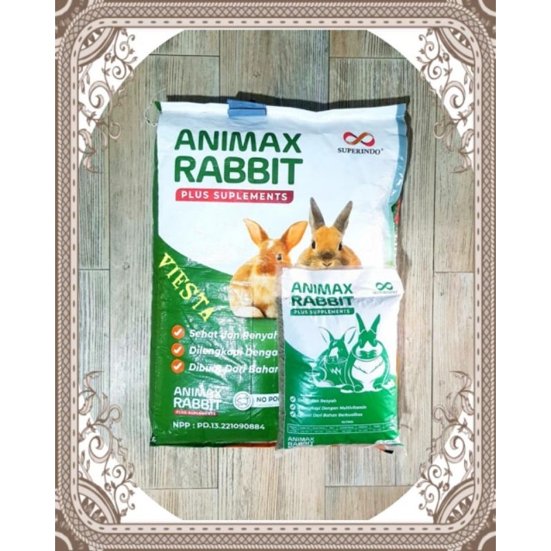 Jual Animax Rabbit Makanan Kelinci Plus (REPACK 1kg). | Shopee Indonesia