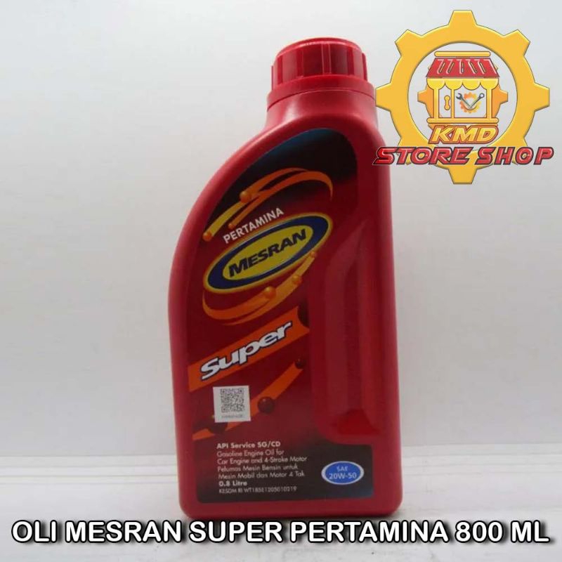 Jual Oli Mesran Super 800ml | Mesran Super Pertamina 0,8L | Shopee ...