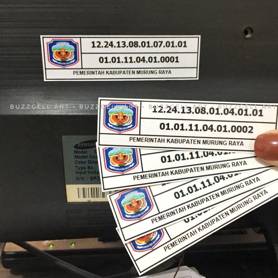 Jual SUPER Sticker Label Inventaris Barang | Shopee Indonesia