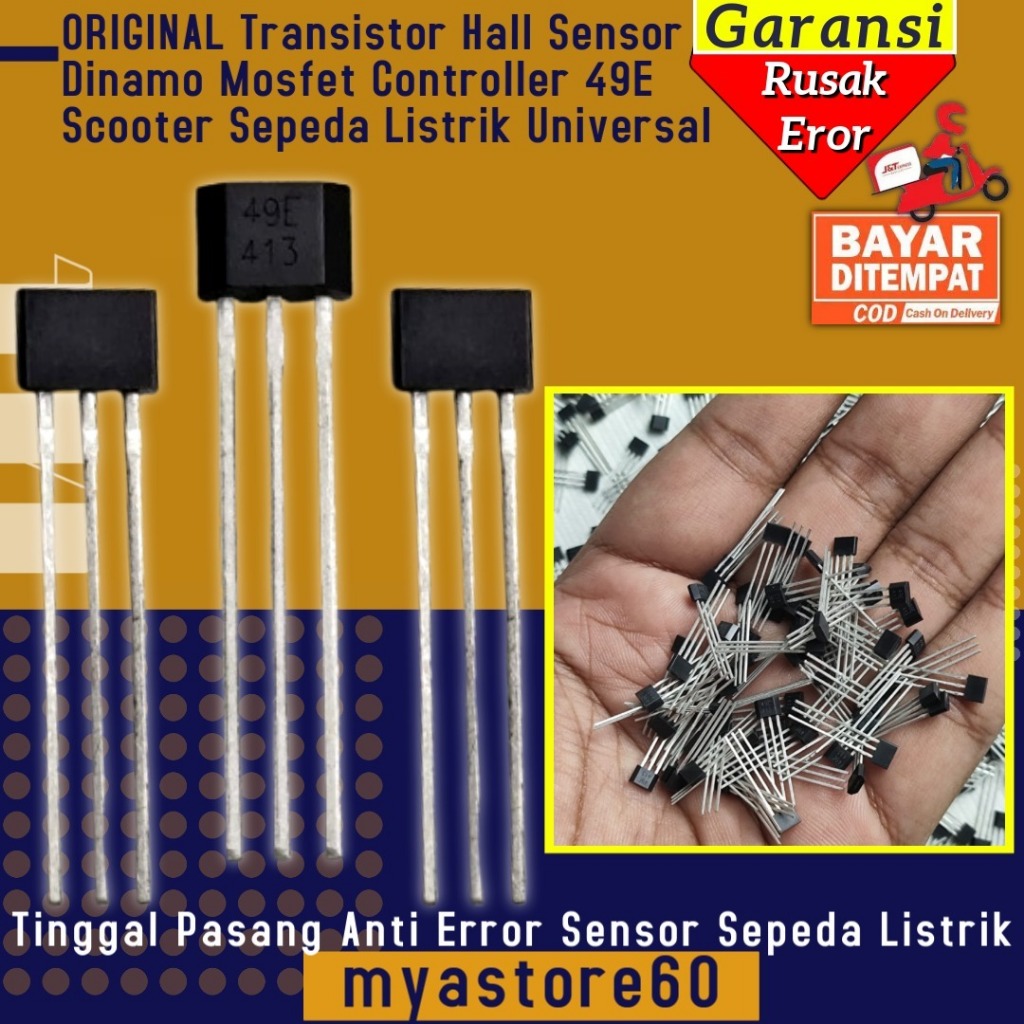 Jual ORIGINAL Transistor 49e oh49e ss49e Hall Sensor Dinamo Mosfet Controller 49E 413 Scooter ...