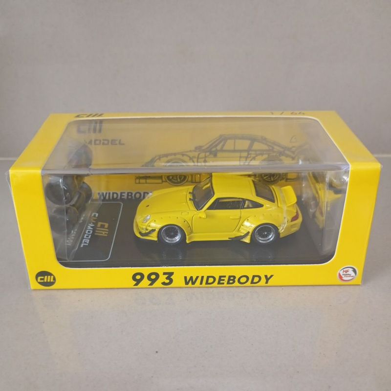 Jual CM Model 1/64 Porsche 993 Widebody Indonesia Exclusive (Yellow ...
