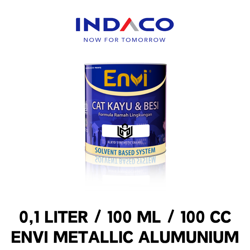 Jual Cat Kayu dan Besi Envi Metallic Kemasan 0,1 Liter / 100 Ml / 100 ...