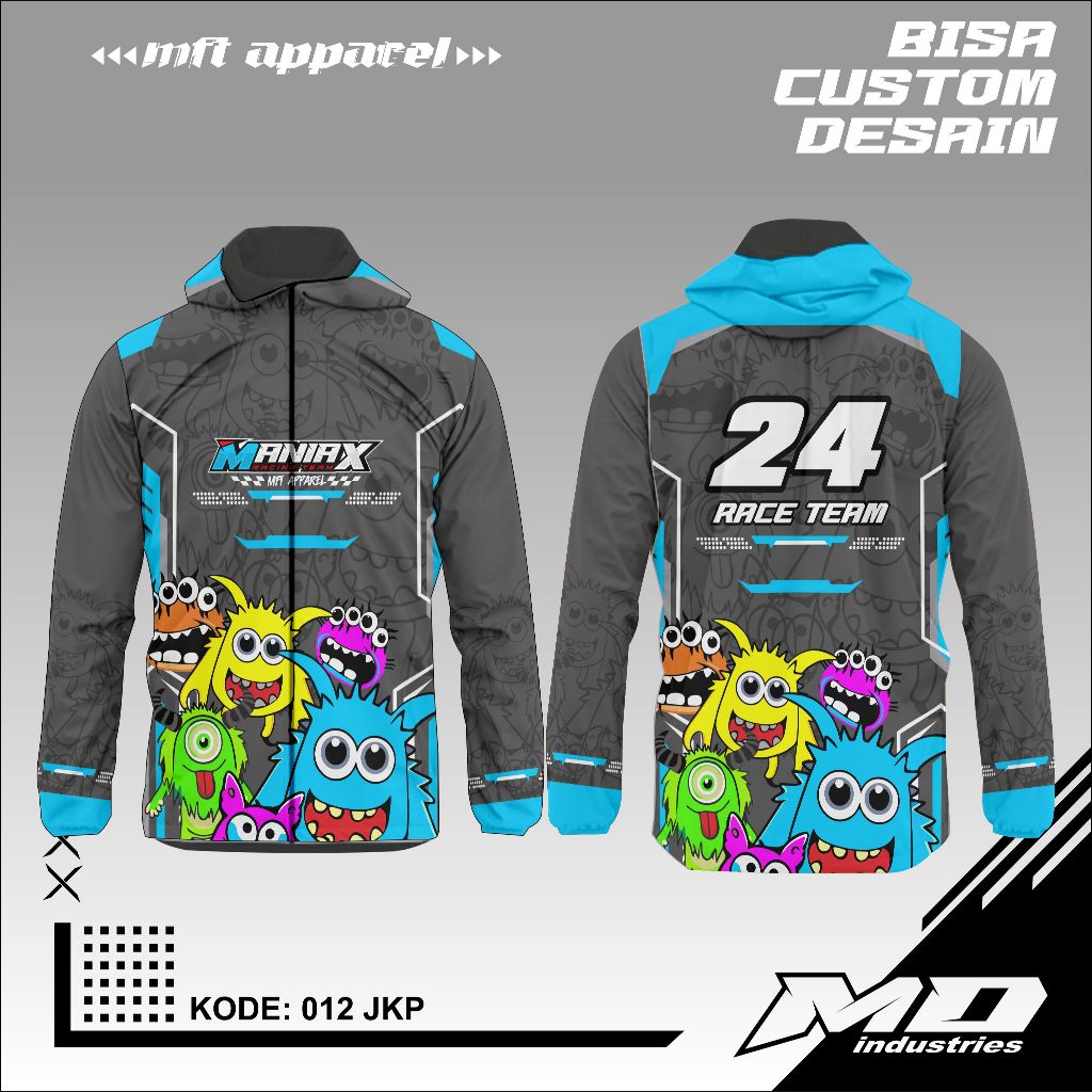 Jual Jaket Racing Parasut Kaos Jaket Racing Kekinian Bahan Taslan Waterproof | Shopee Indonesia