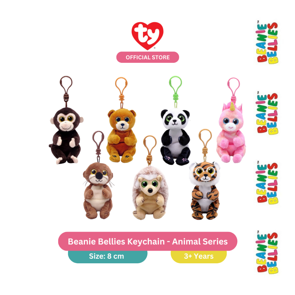 Jual TY Beanie Bellies Animals Keychain - Gantungan Kunci Boneka Bentuk ...