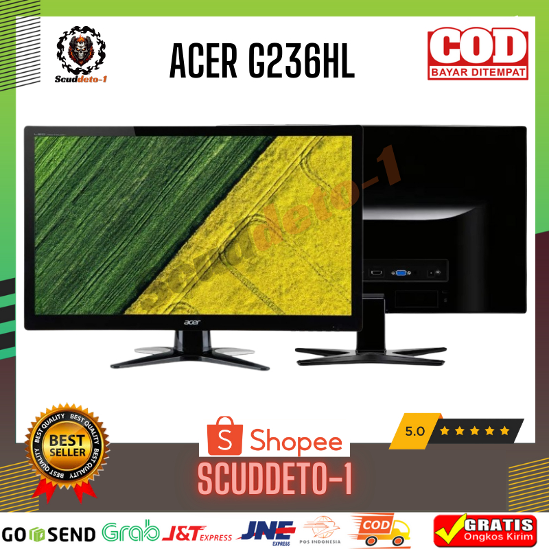 Jual Acer G236HL HDMI 23-Inch Screen LED-Lit Monitor Full HD | Shopee ...