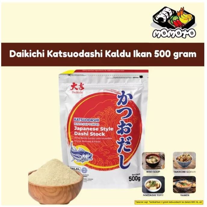 Jual HALAL Daikichi Katsuodashi 500 gram Bonito Soup Powder / Bubuk ...