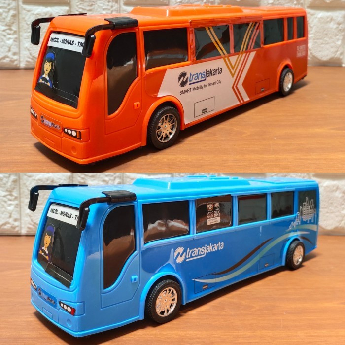 Jual BUS TRANSJAKARTA / MAINAN BUSWAY TRANSJAKARTA - RKC02041-1 ...