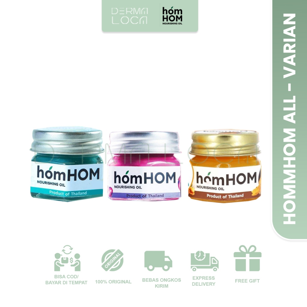 Jual homHom all varian Balsem Bawang Merah Aroma Lavender Kunyit Sereh - Balsem Anak Balsem ...