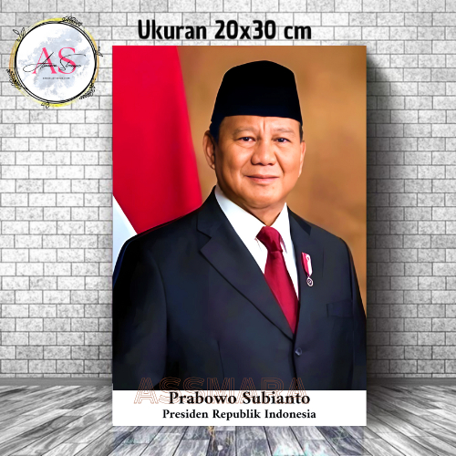 Jual Foto Presiden Prabowo Subianto dan wakil presiden Gibran ...