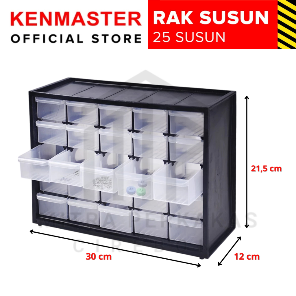 Jual KENMASTER Rak susun 25 Laci Kecil / Drawer / Excel 25 susun / Part ...