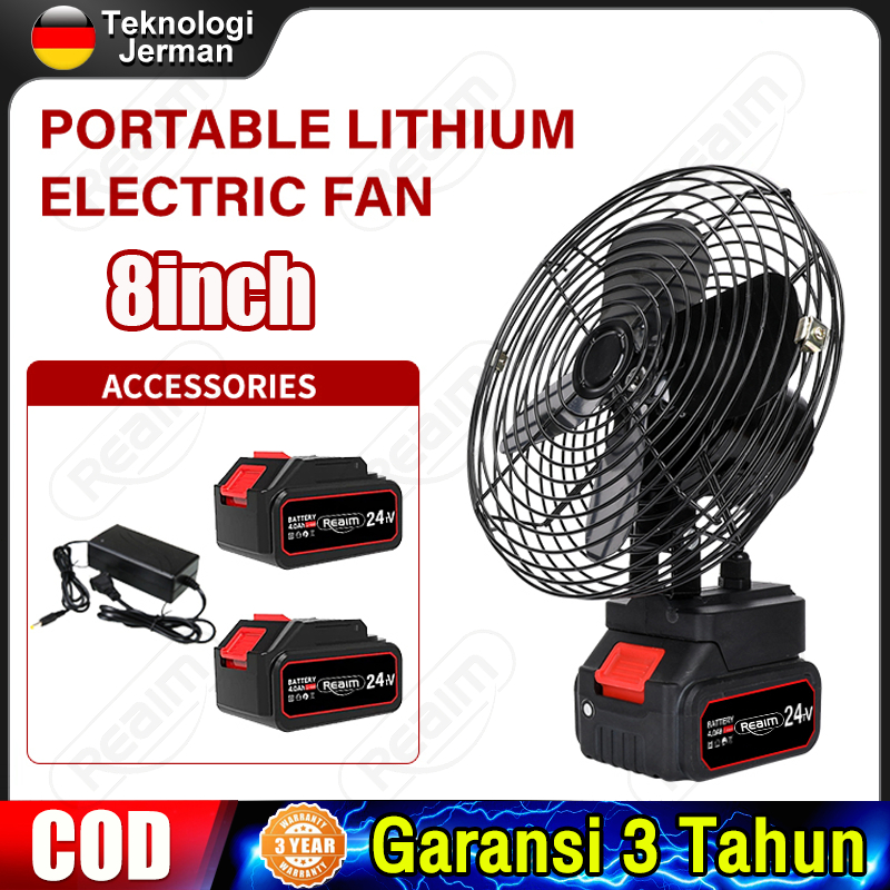 Jual 8 Inch Fan Portable Baterai Kipas Portable Cordless Kipas Berkemah ...