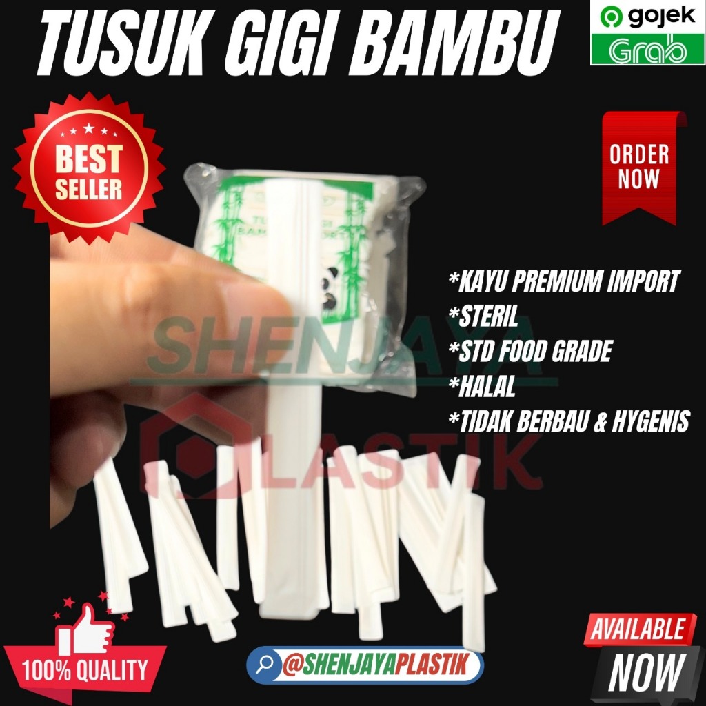 Jual TUSUK GIGI PANDA KAYU STERIL BUNGKUS KETAS SYGIENIES ISI 500PCS ...