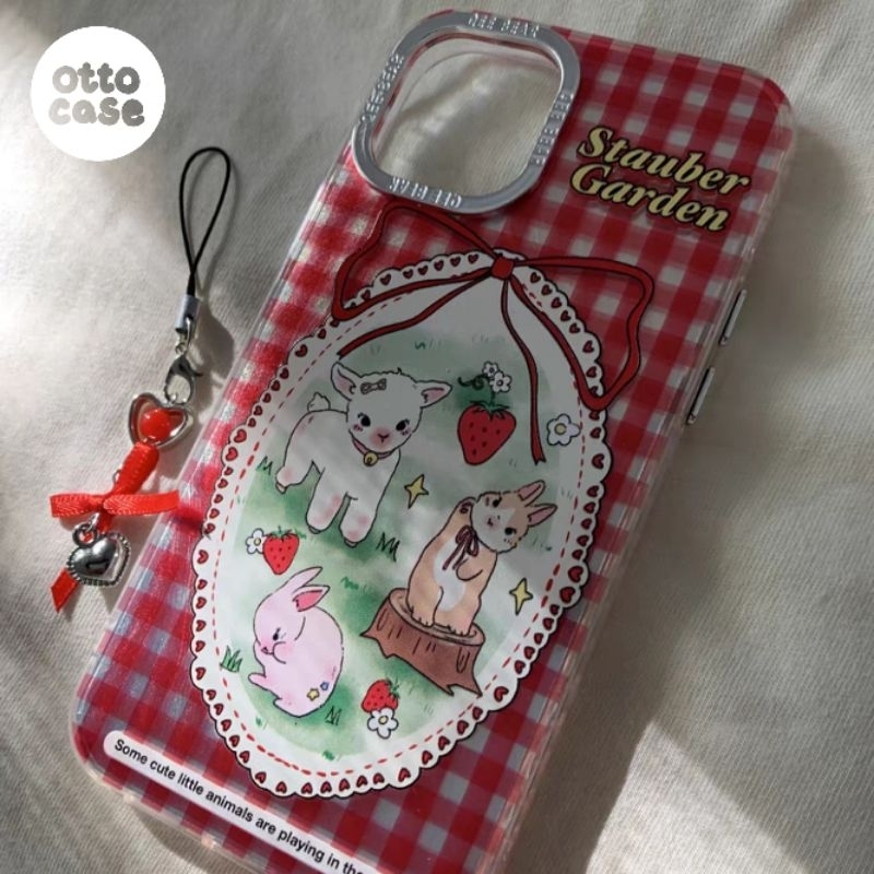 Jual ottocase | cute aesthetic phone case with charm for iphone 12 13 14 15 pro promax | Shopee ...