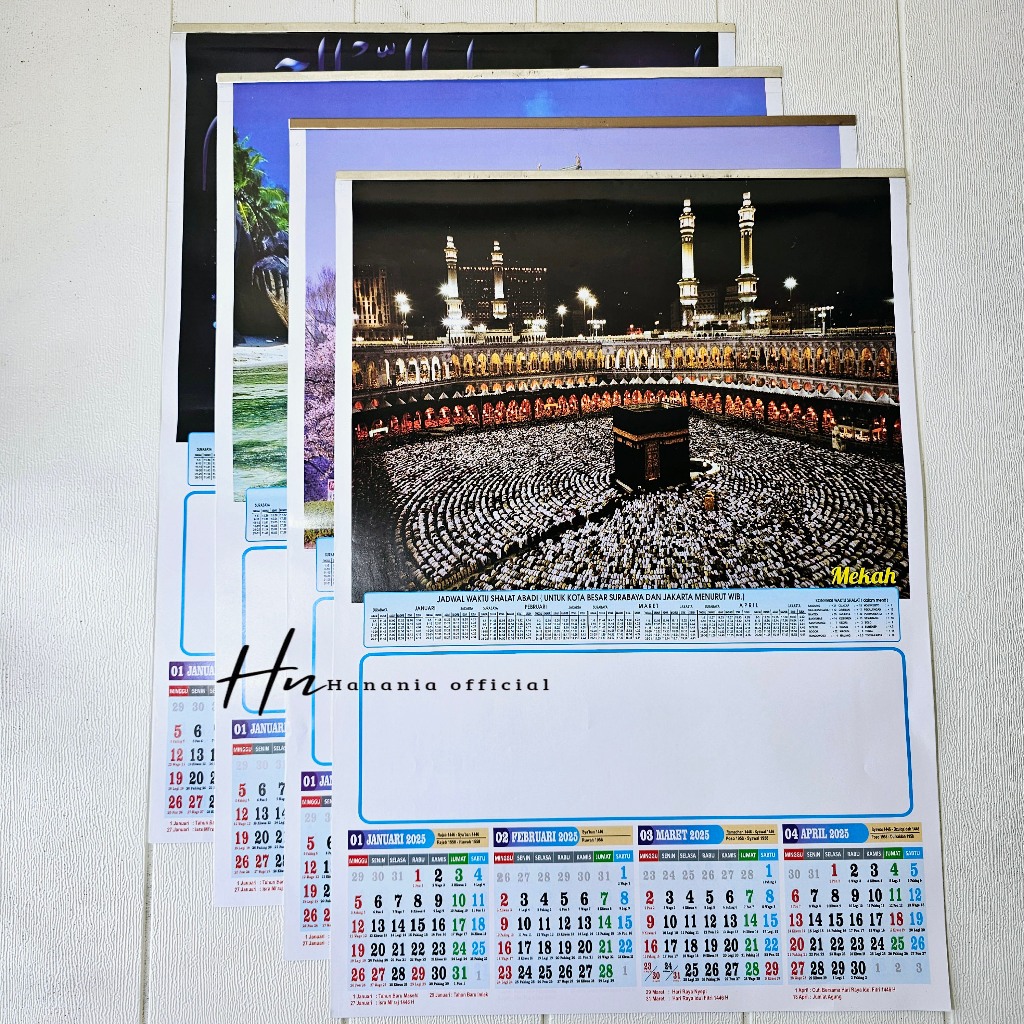 Jual KALENDER CATURWULAN 3 LEMBAR TAHUN 2025 UKURAN 36 X 51 CM KALENDER ...