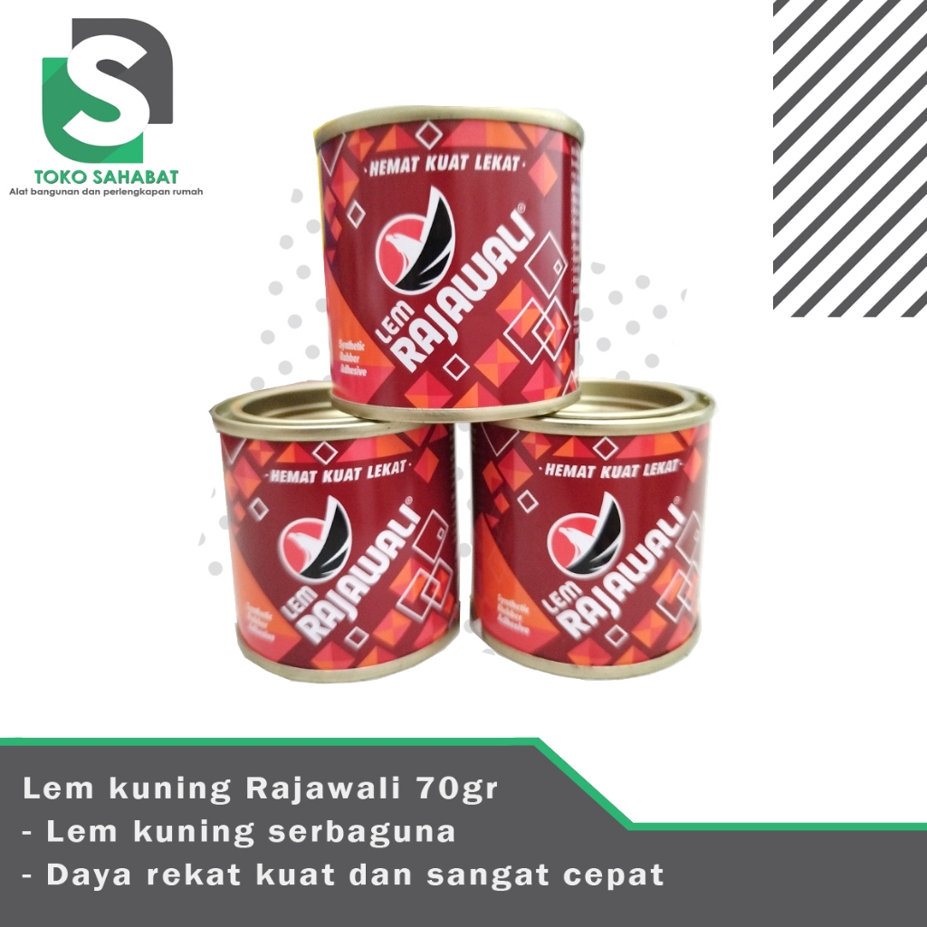 Jual Lem serbaguna / Lem kuning rajawali 70gr / Lem sepatu / Lem kayu ...